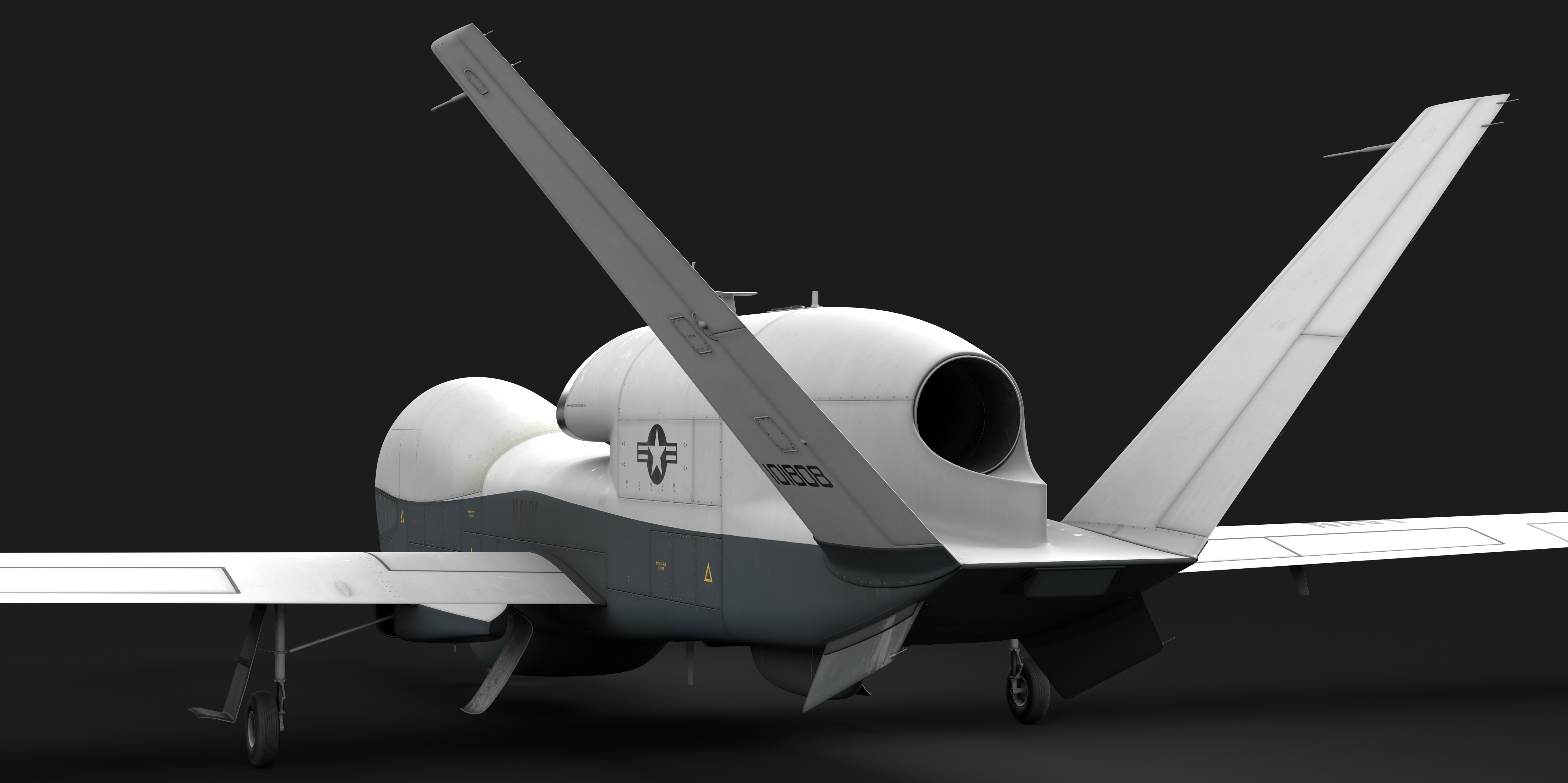 Northrop Grumman MQ-4C Triton 8K Drone Model 3D - TurboSquid 2043065