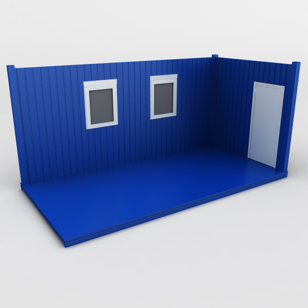 Container Shipping House 3d 3ds