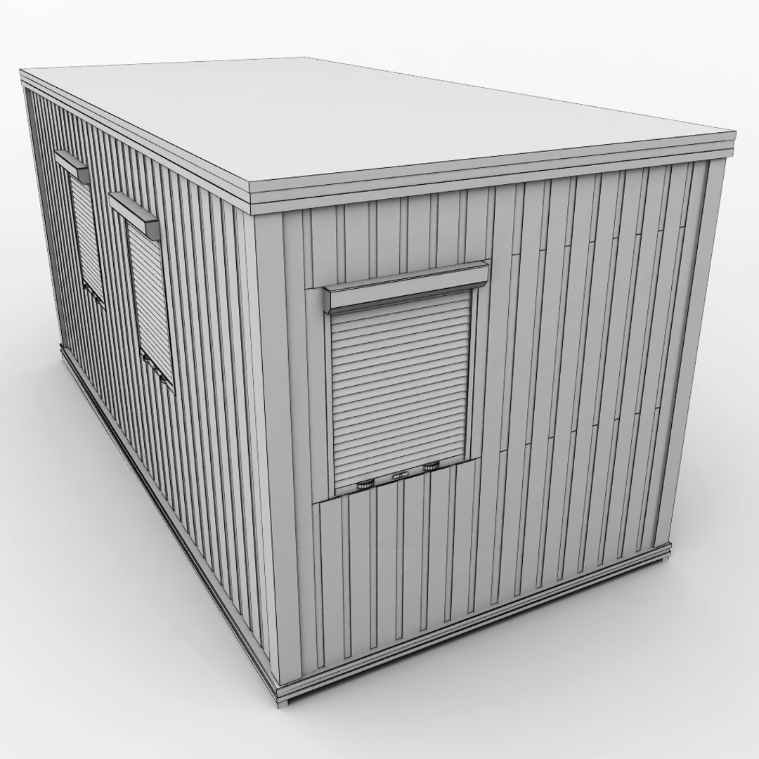 Container Shipping House 3d 3ds