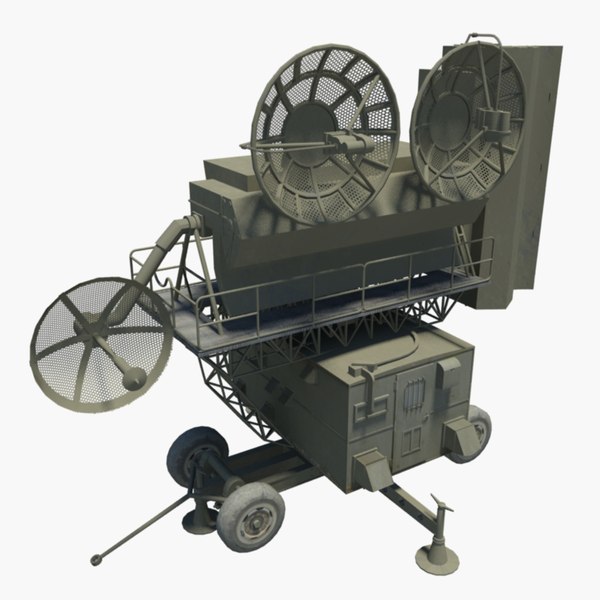 Low Poly FanSong E Radar 3D-Modell - TurboSquid 1696571