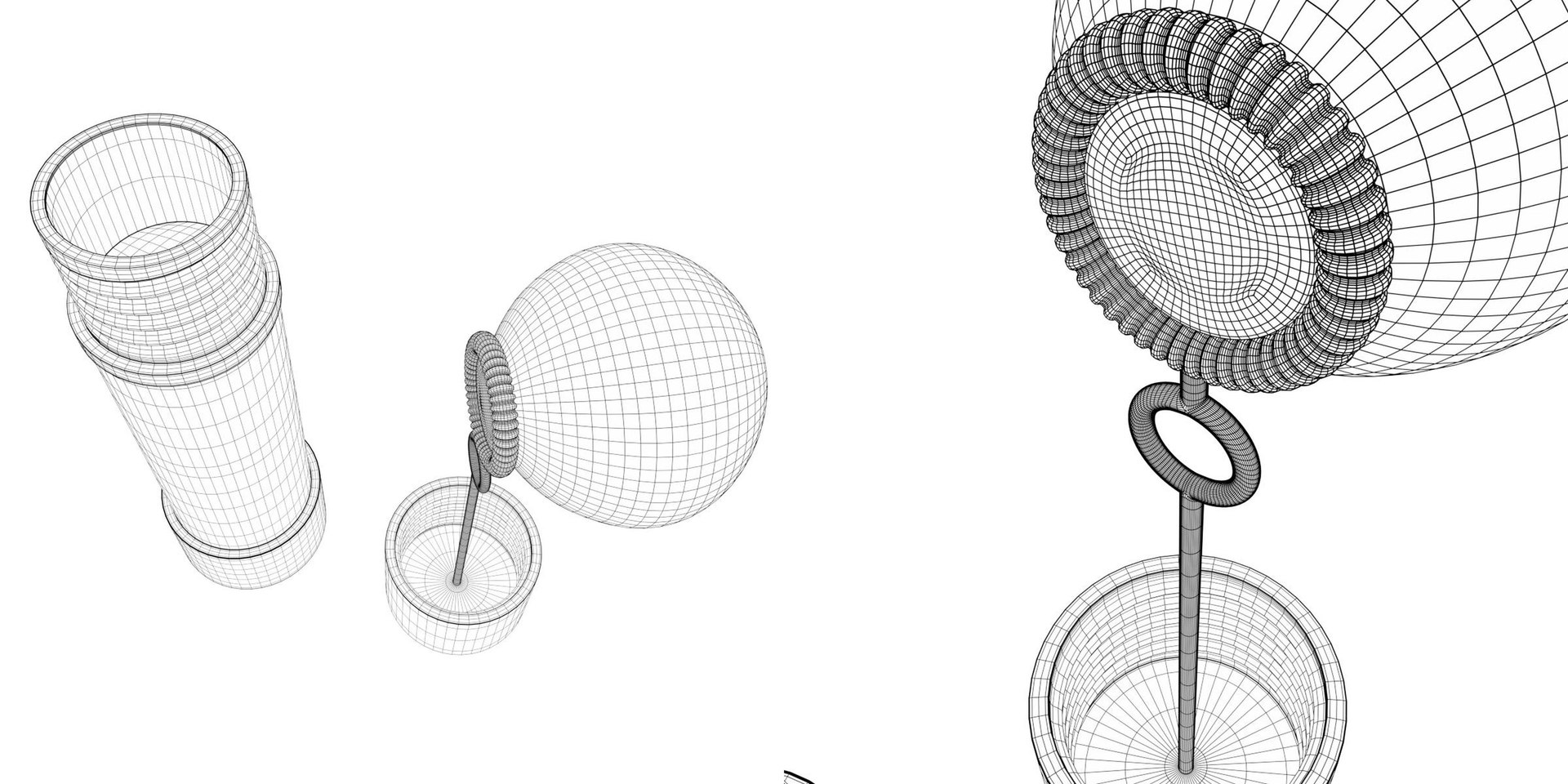 Soap Bubbles Kit Model - TurboSquid 1374184