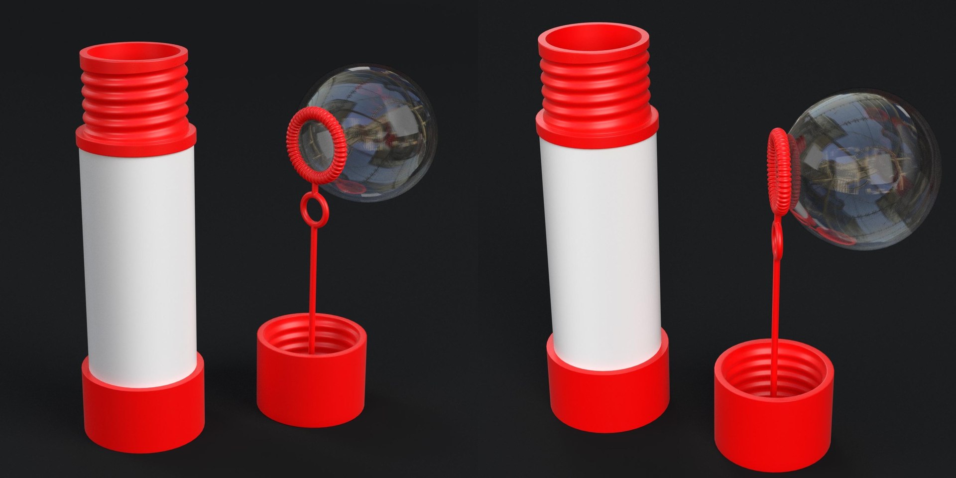 Soap Bubbles Kit Model - TurboSquid 1374184