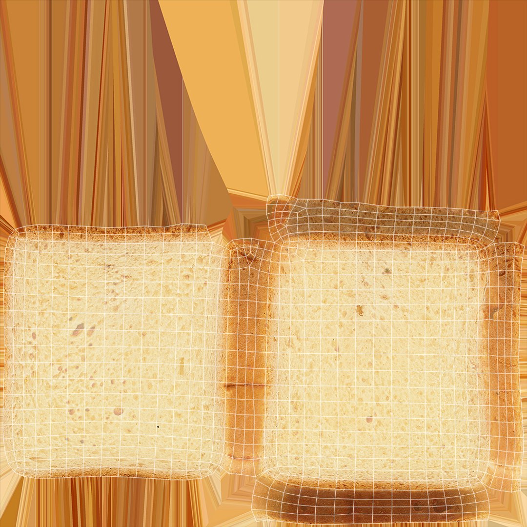 3D Realistic Toast 1 model - TurboSquid 1788500