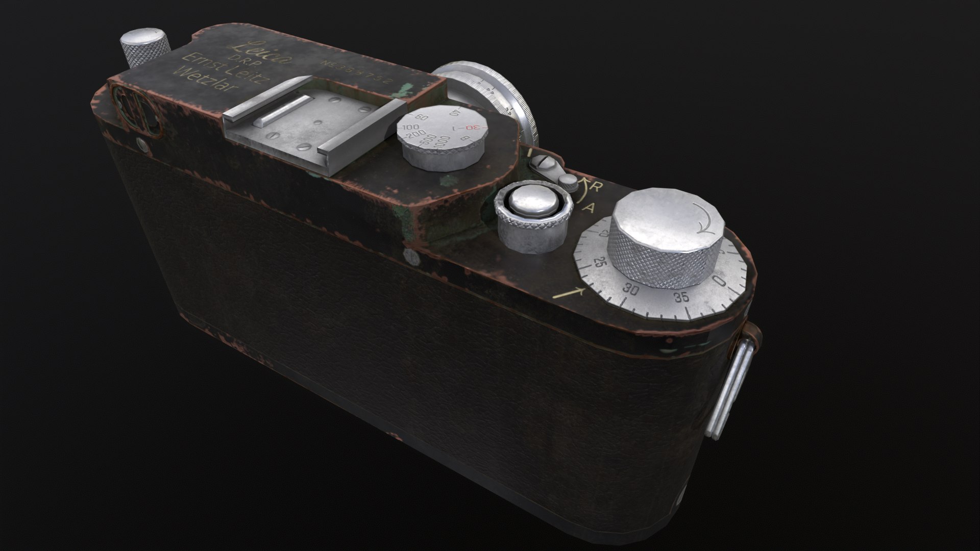 WWII Leica 35mm Rangefinder Camera 3D Model - TurboSquid 2023999