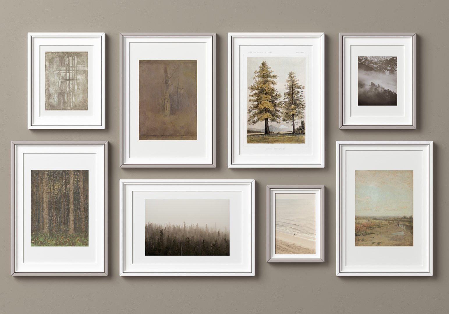 Picture Frames Set-583 3D - TurboSquid 2388597