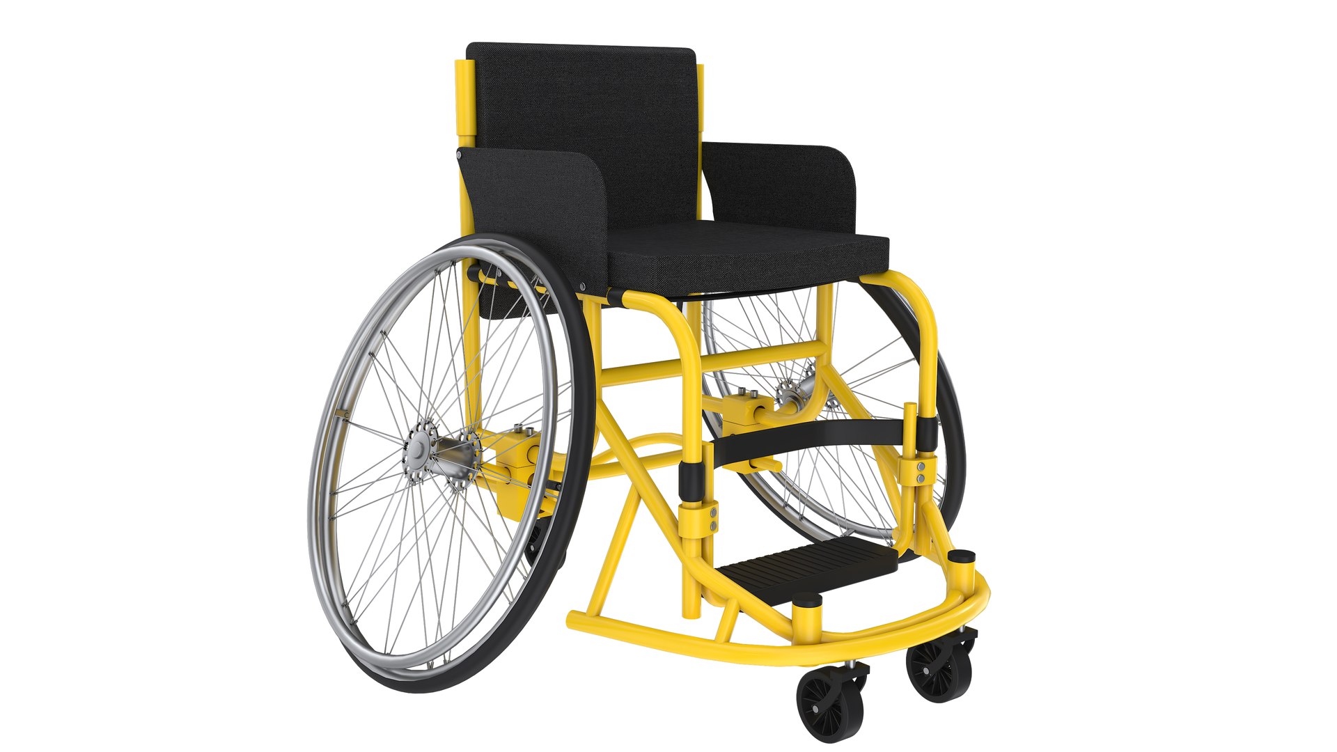 3D Sport Wheelchair 3D Model Model - TurboSquid 2277291