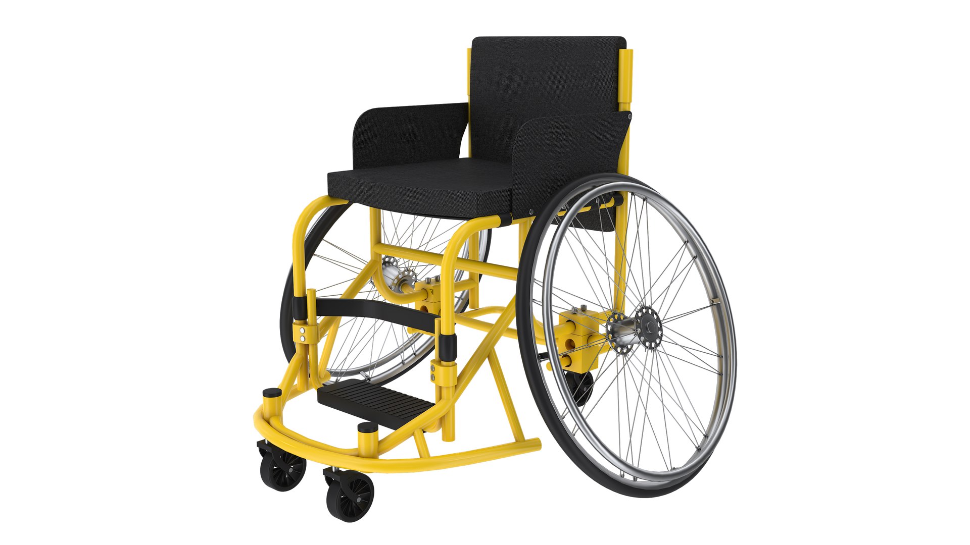 3D Sport Wheelchair 3D Model Model - TurboSquid 2277291