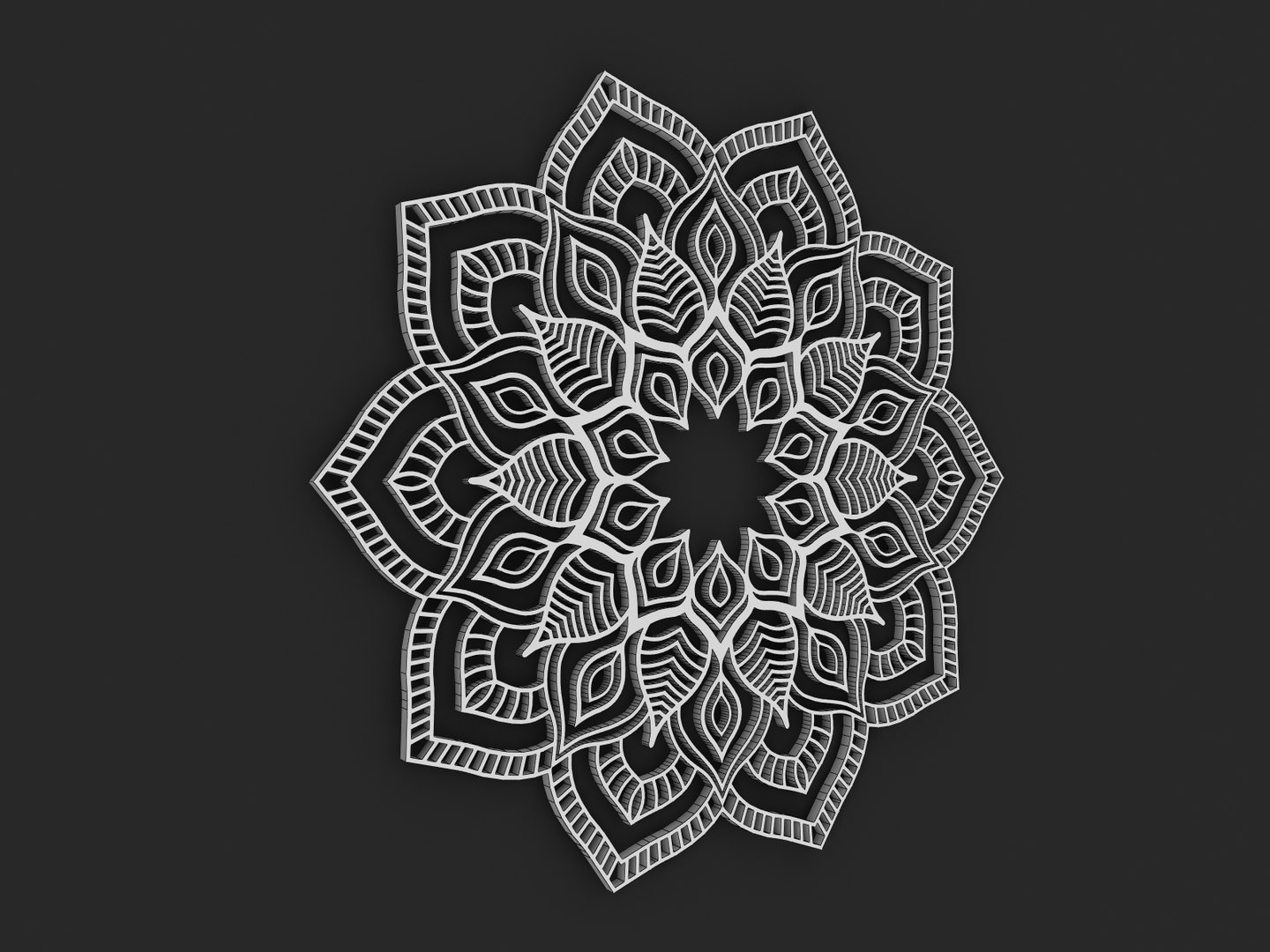 Mandala Cnc Model - TurboSquid 1583570