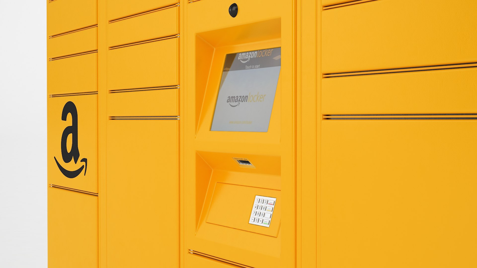 3D amazon delivery lockers - TurboSquid 1439905