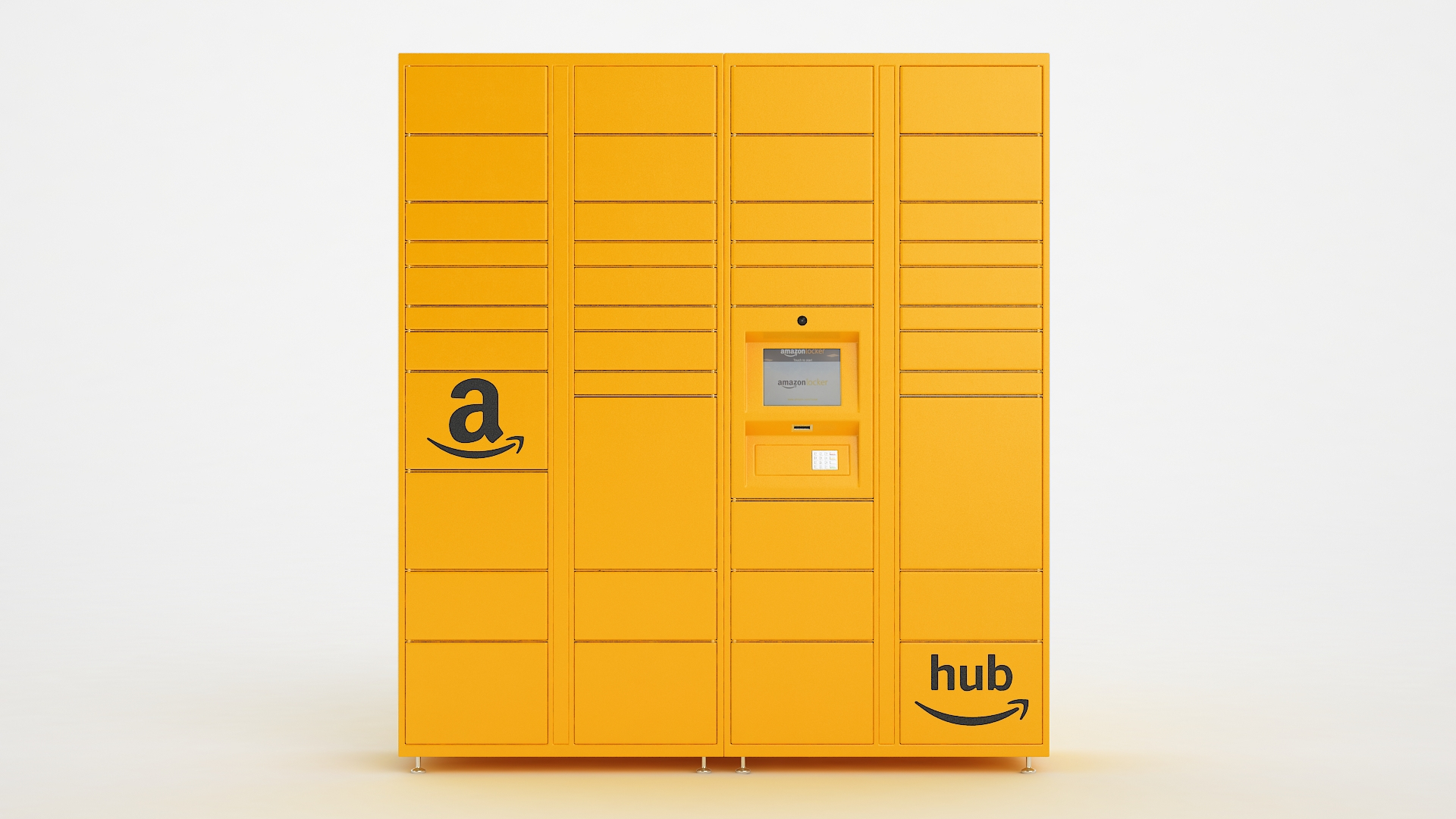 3D Amazon Delivery Lockers - TurboSquid 1439905