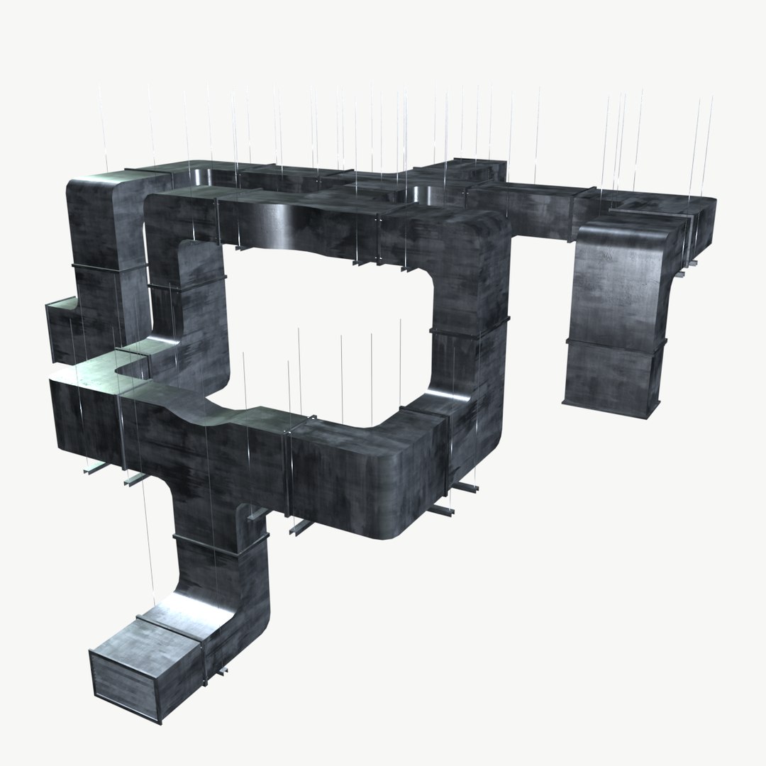 3D Modular Air Duct - TurboSquid 2169891
