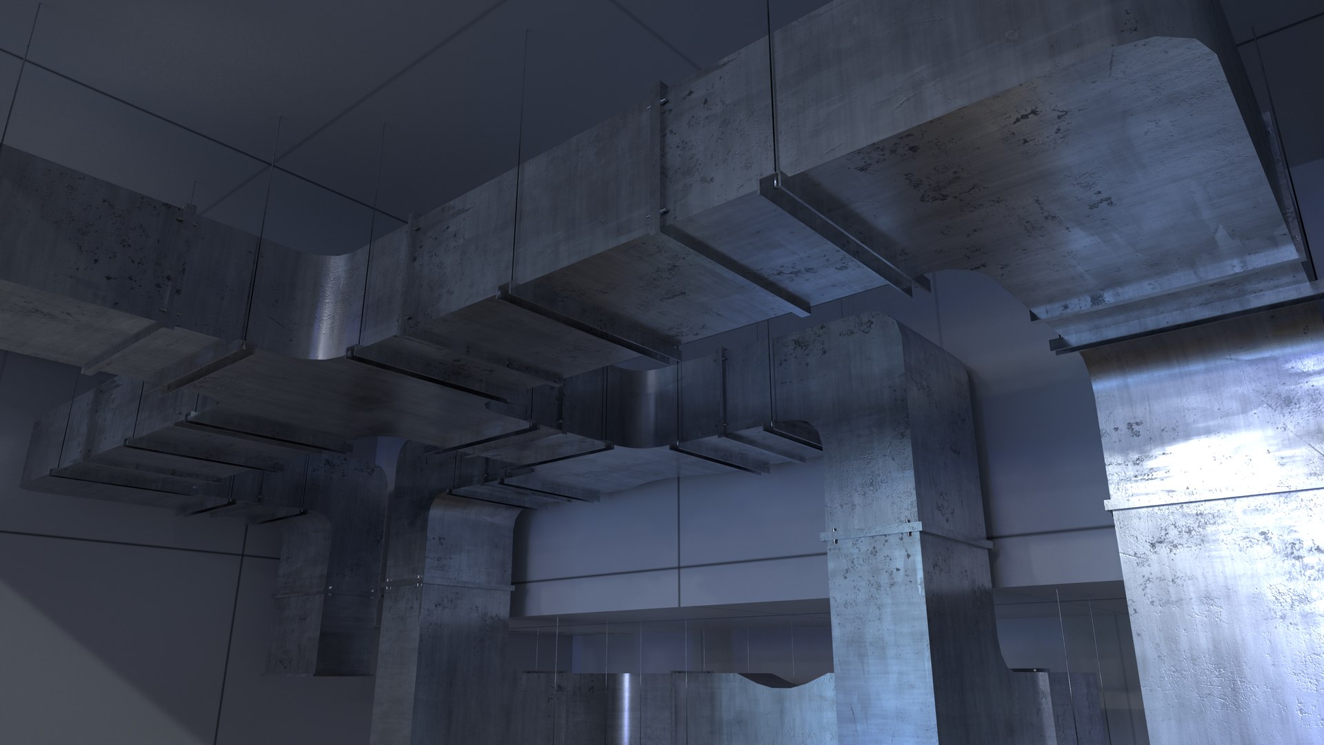 3D Modular Air Duct - TurboSquid 2169891