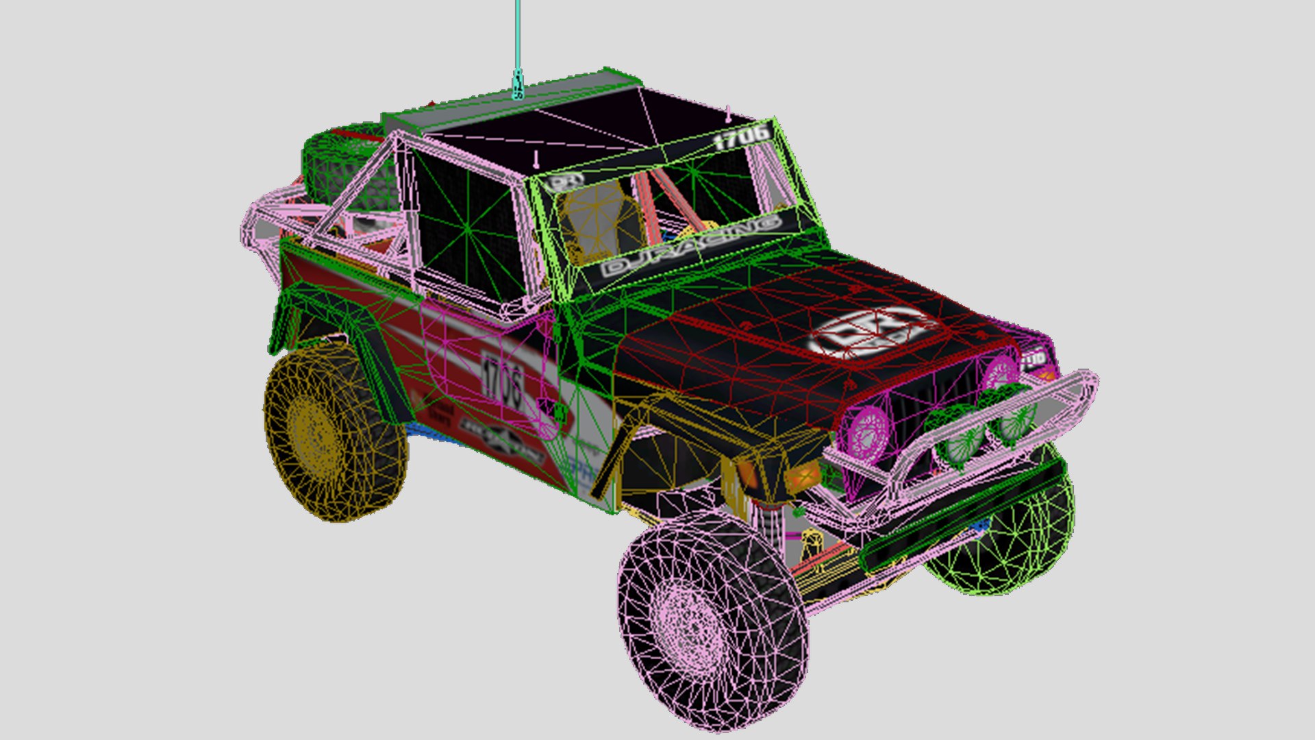 3D Dust Junkies Offroad 4x4 Vehicle-Offroad Car-3D Low Poly-Game Ready ...
