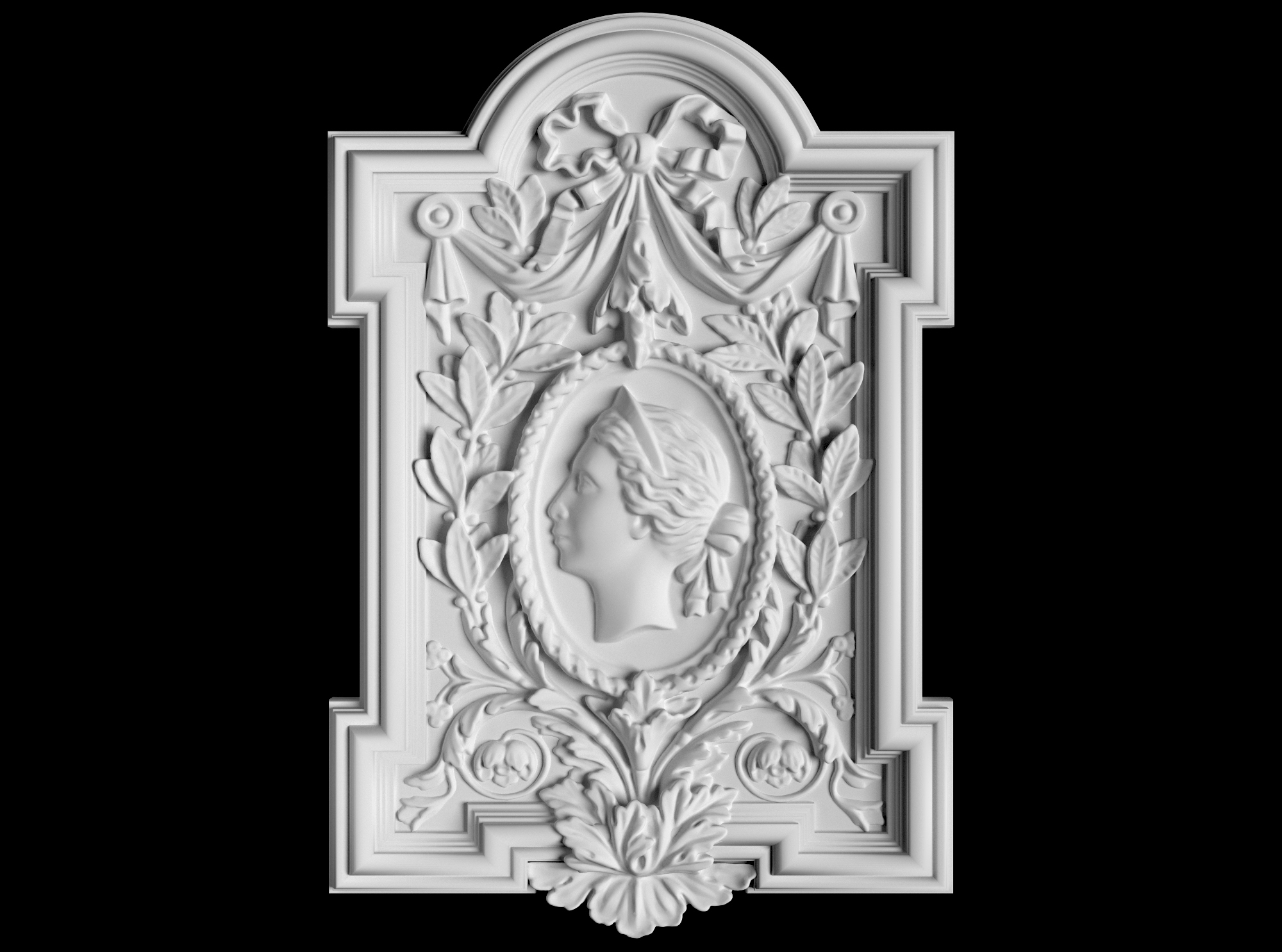 3D cartouche panel | 1148876 | TurboSquid