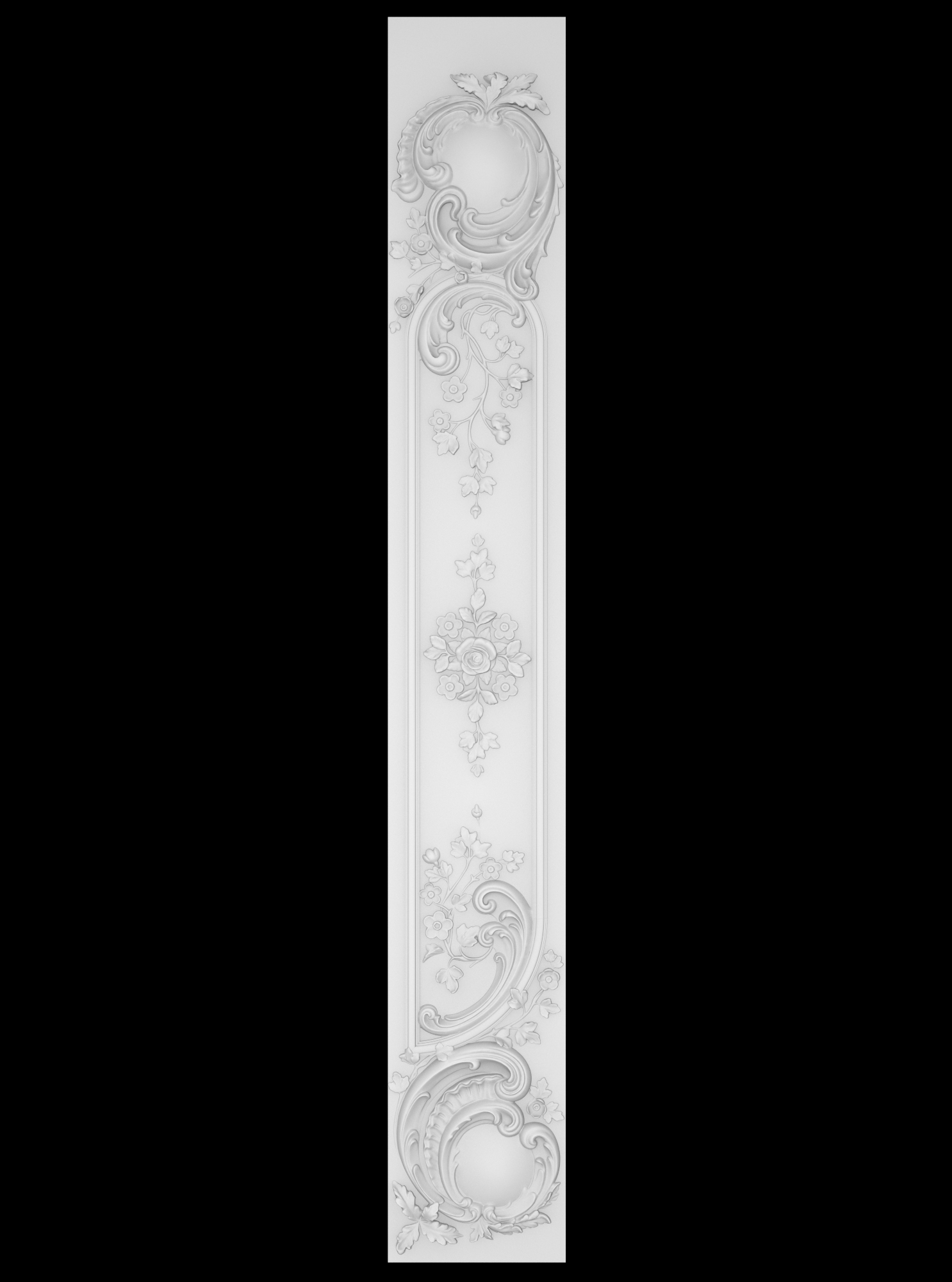 3D cartouche panel | 1148876 | TurboSquid