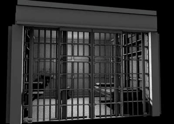 jail cell 3d model