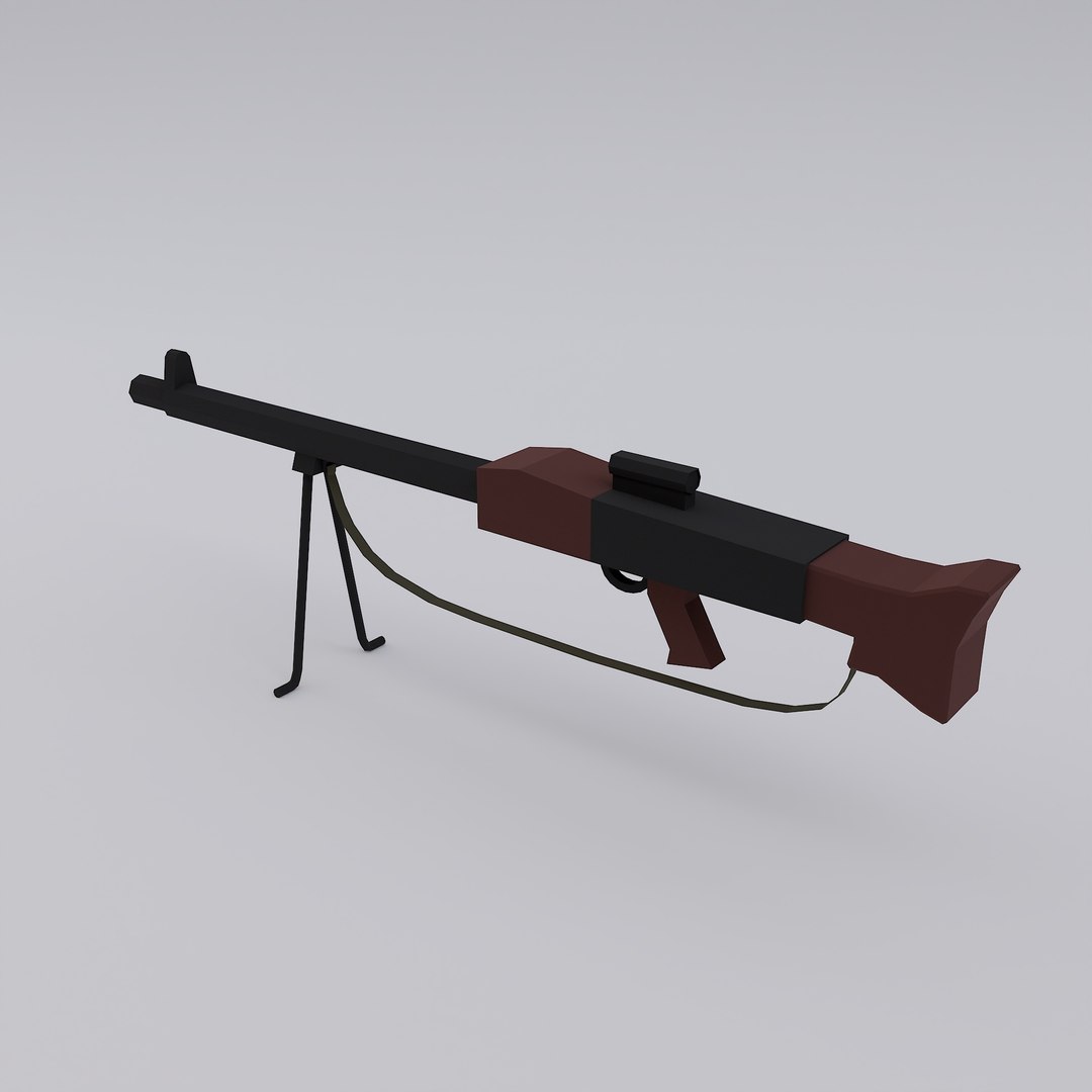 MG30 machine gun model - TurboSquid 1992606