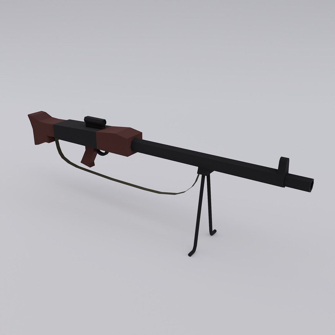 MG30 machine gun model - TurboSquid 1992606