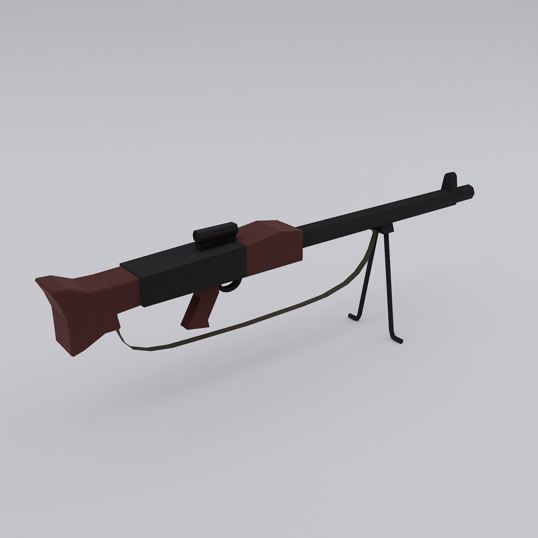 MG30 machine gun model - TurboSquid 1992606