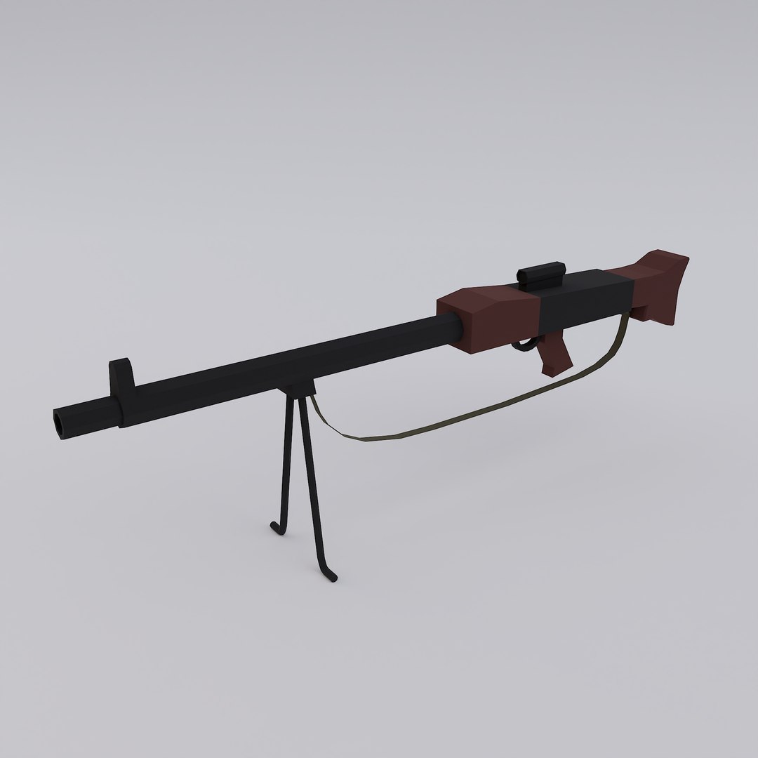MG30 machine gun model - TurboSquid 1992606