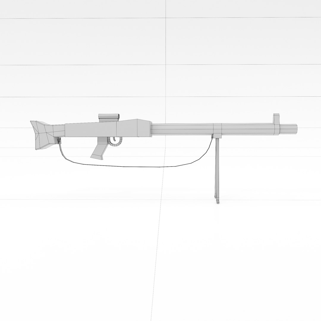 MG30 machine gun model - TurboSquid 1992606