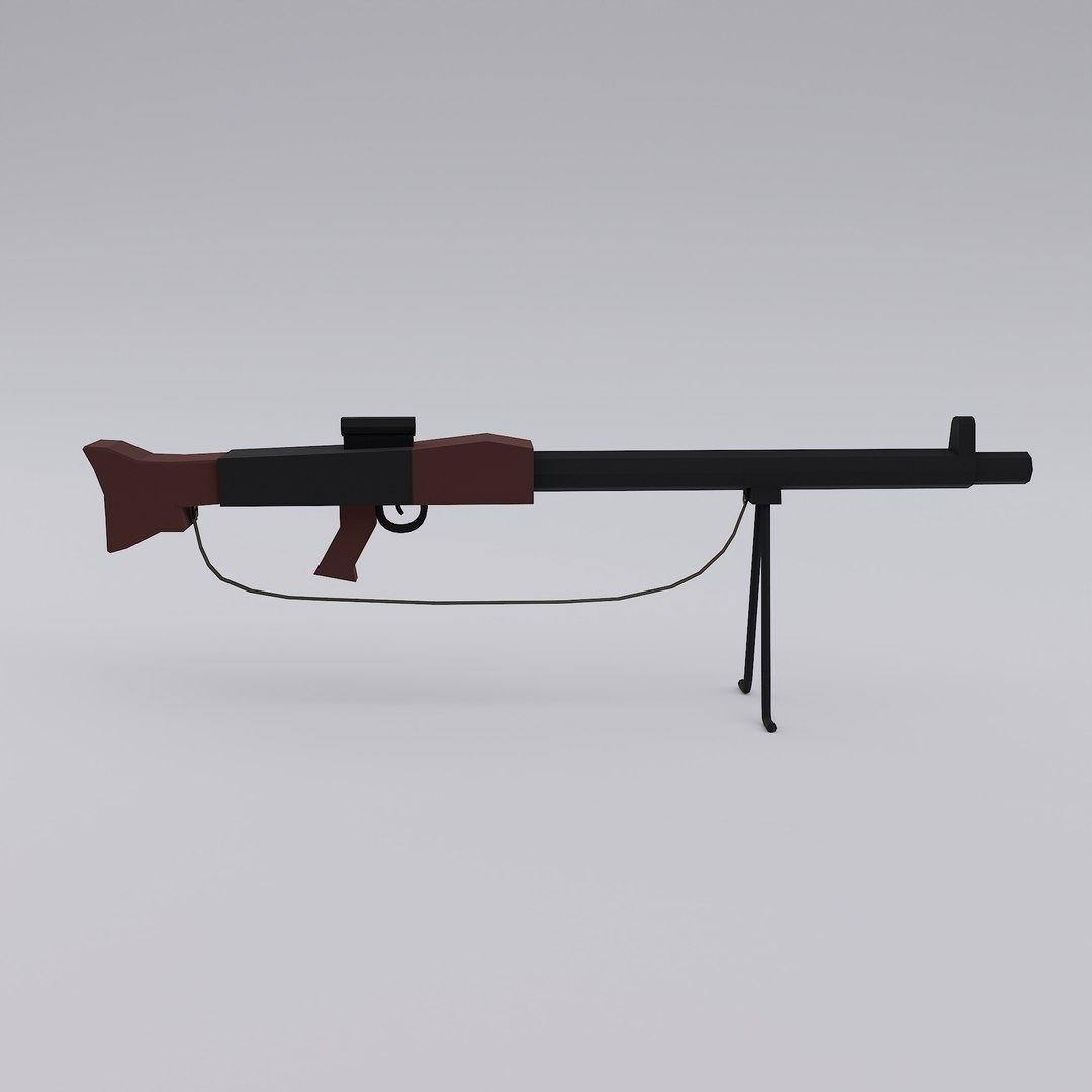 MG30 machine gun model - TurboSquid 1992606