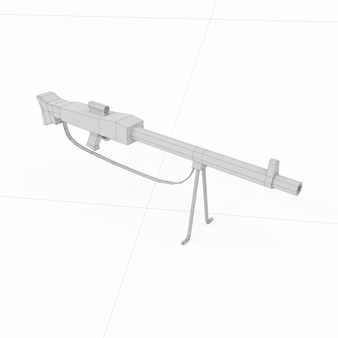 MG30 machine gun model - TurboSquid 1992606