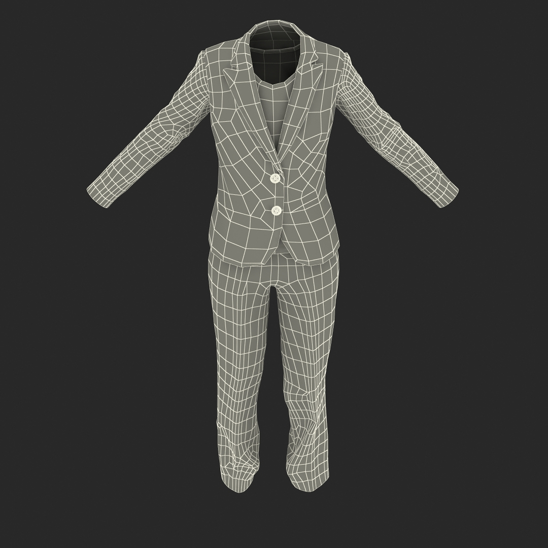 Women Workwear Suit 2 Obj