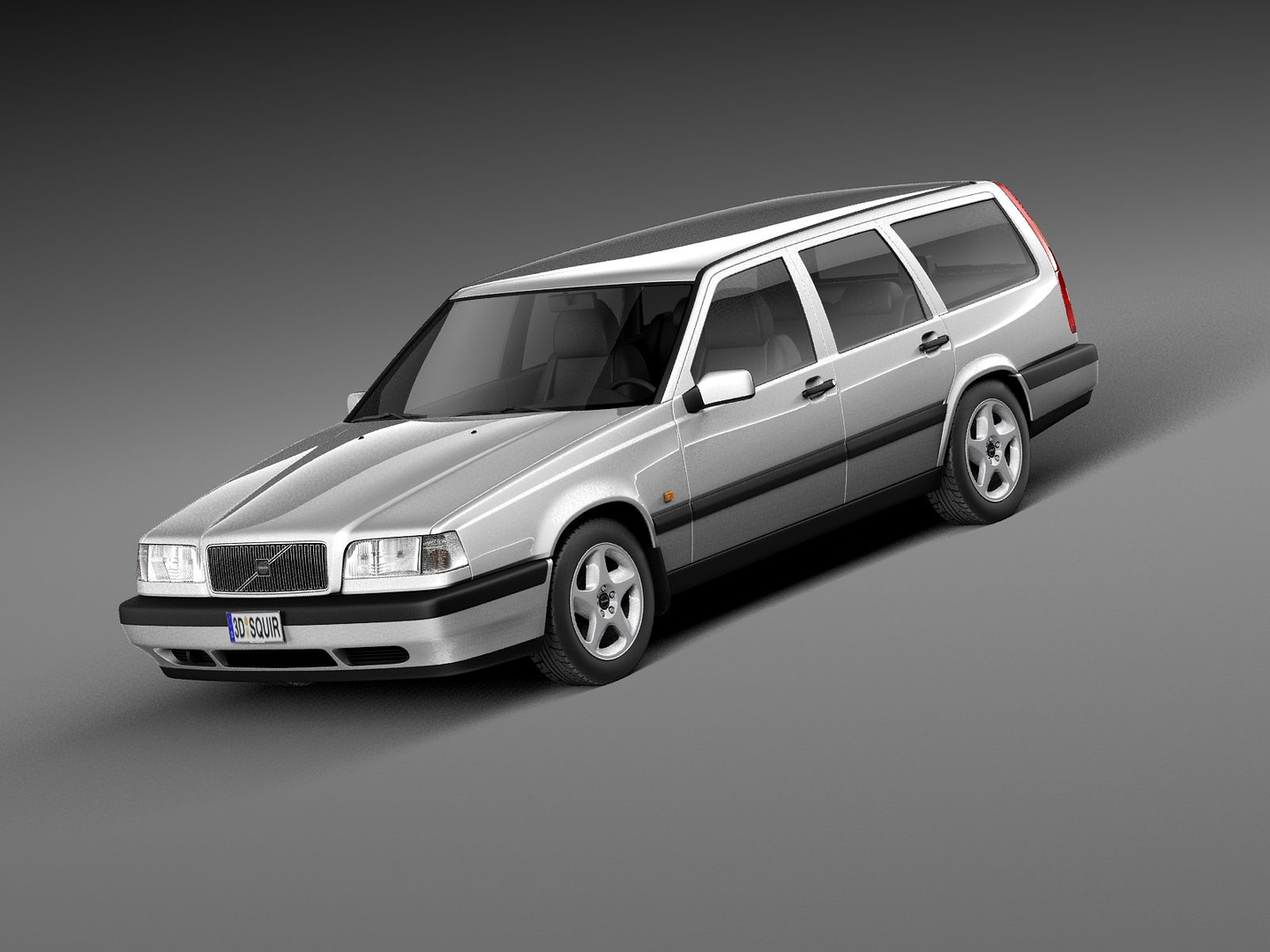 3d Model Wagon 1997 1991