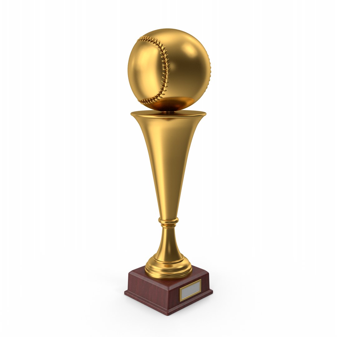 Golden Baseball Trophy 3D Model - TurboSquid 1856774