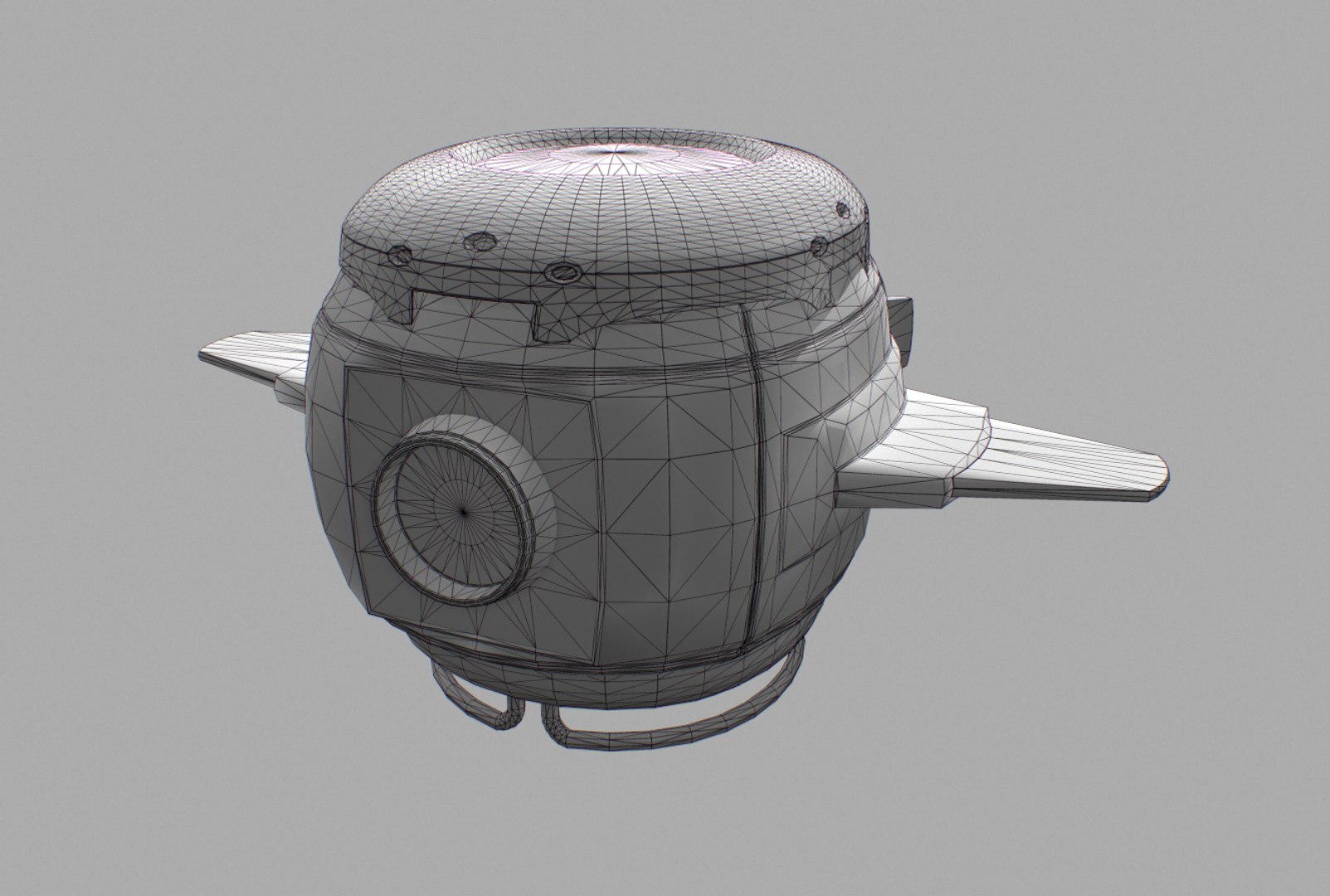 Sci fi camera drone 3D model - TurboSquid 1604268