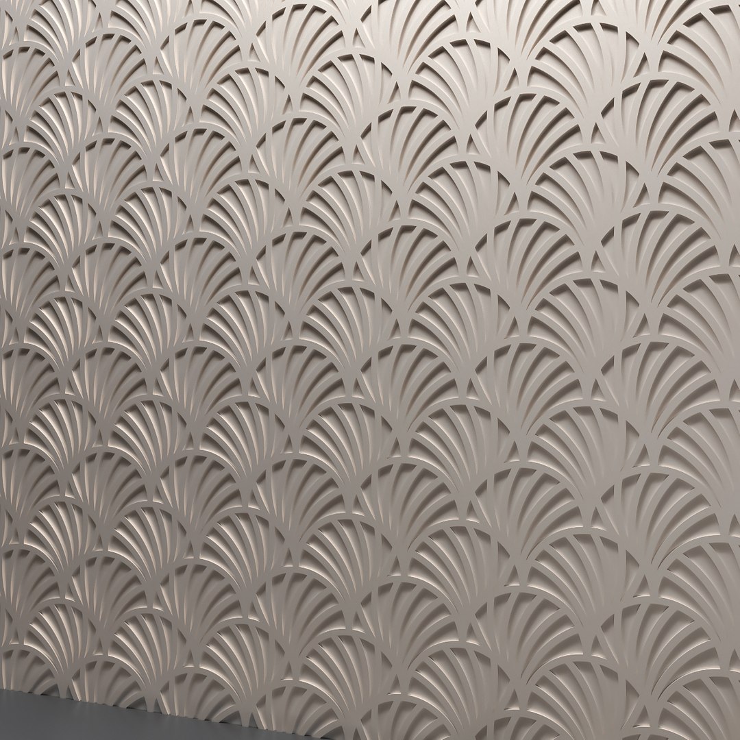 3D Decorative Gypsum Panel - TurboSquid 1534582