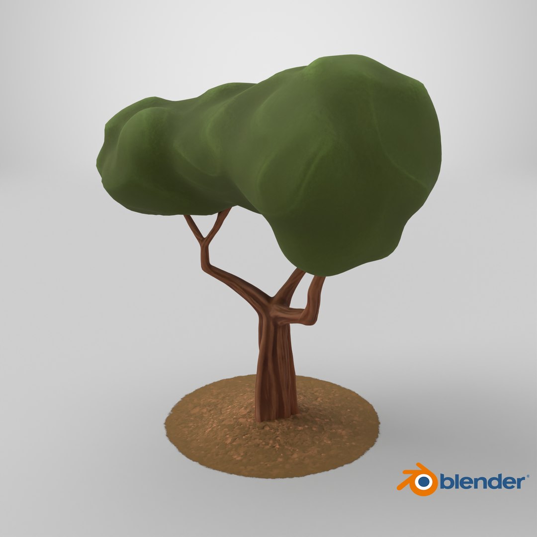 3D Stylized Tree V4 Model - TurboSquid 2037367