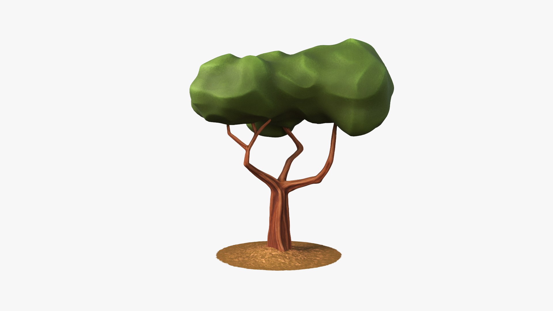 3D Stylized Tree V4 Model - TurboSquid 2037367