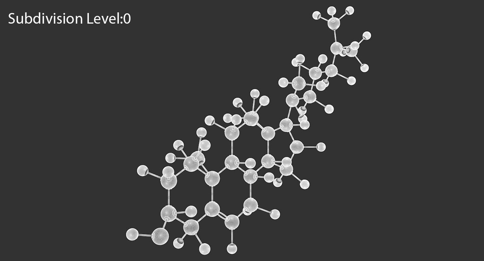 Cholesterol Molecule 3D Model - TurboSquid 1430117