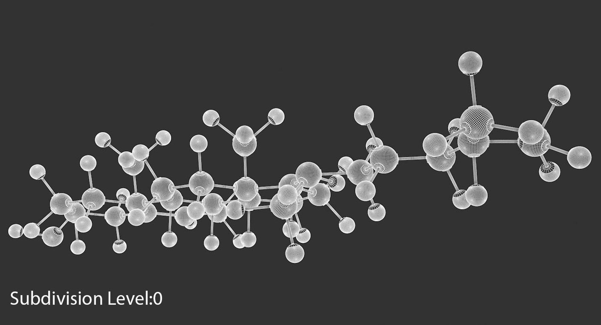 Cholesterol Molecule 3D Model - TurboSquid 1430117
