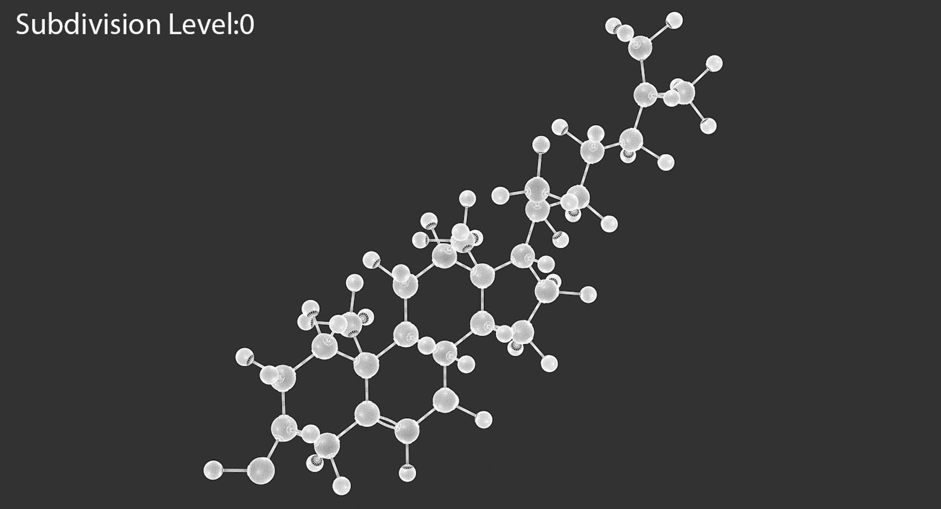 Cholesterol Molecule 3D Model - TurboSquid 1430117