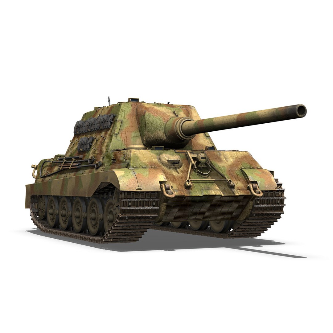 Sd Kfz 186 Tiger Ii 3d Model
