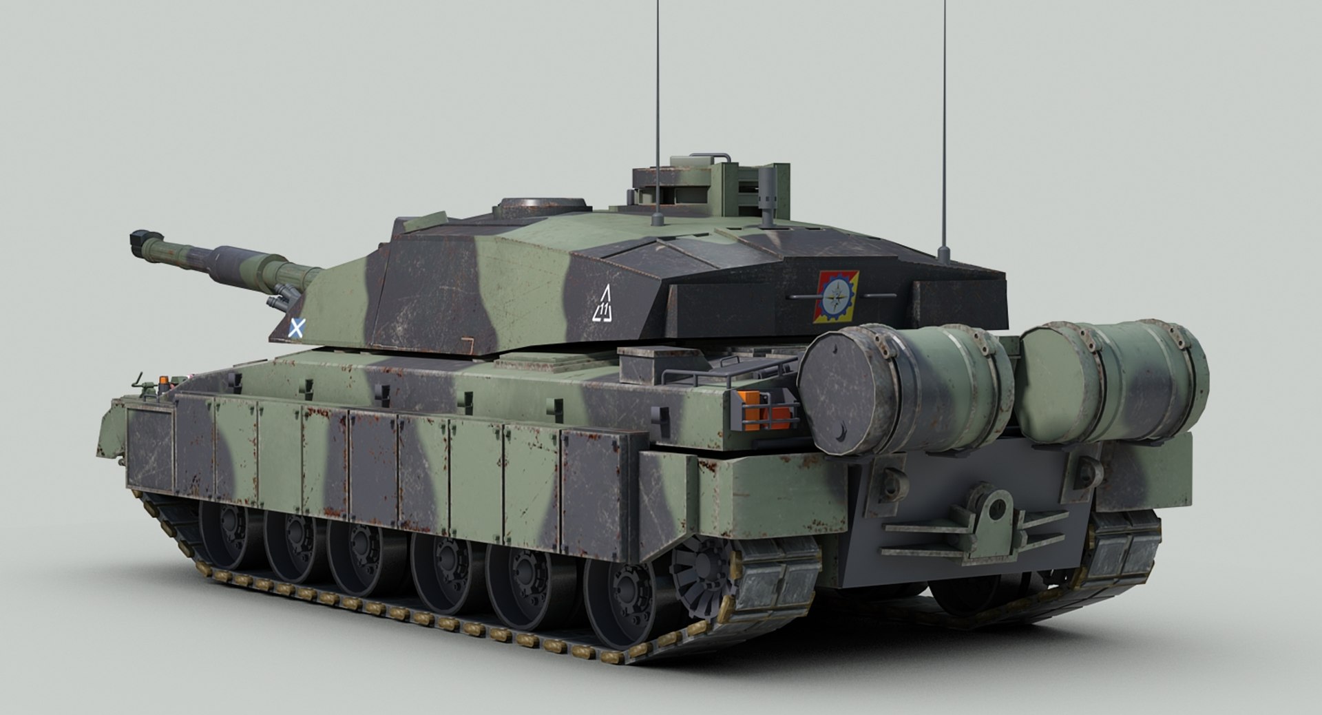 3d British Challenger 2 Mbt Model