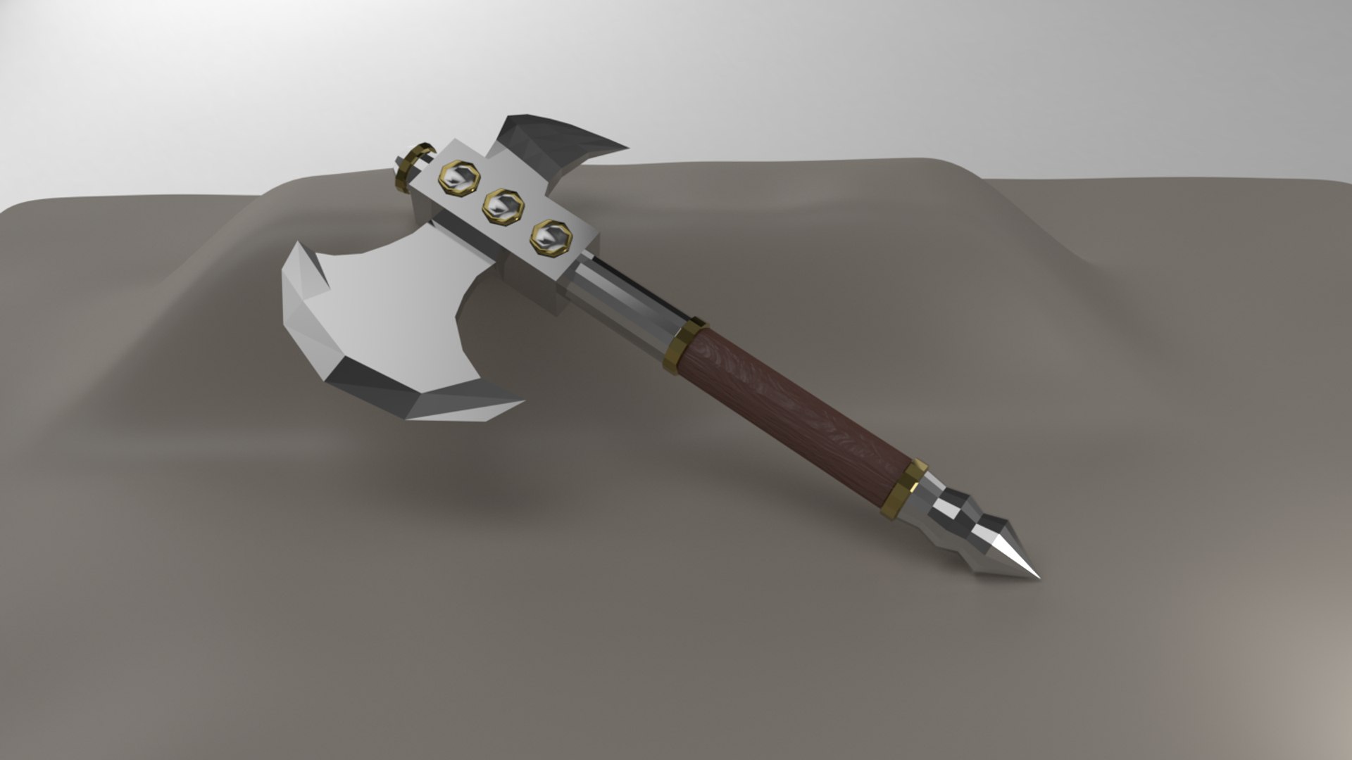 3D Axe Bladed Rpg - TurboSquid 1264090