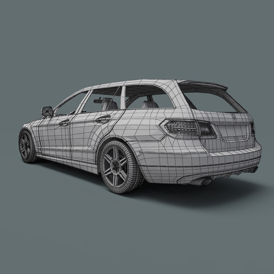 E Class Estate Mercedes 3d Model