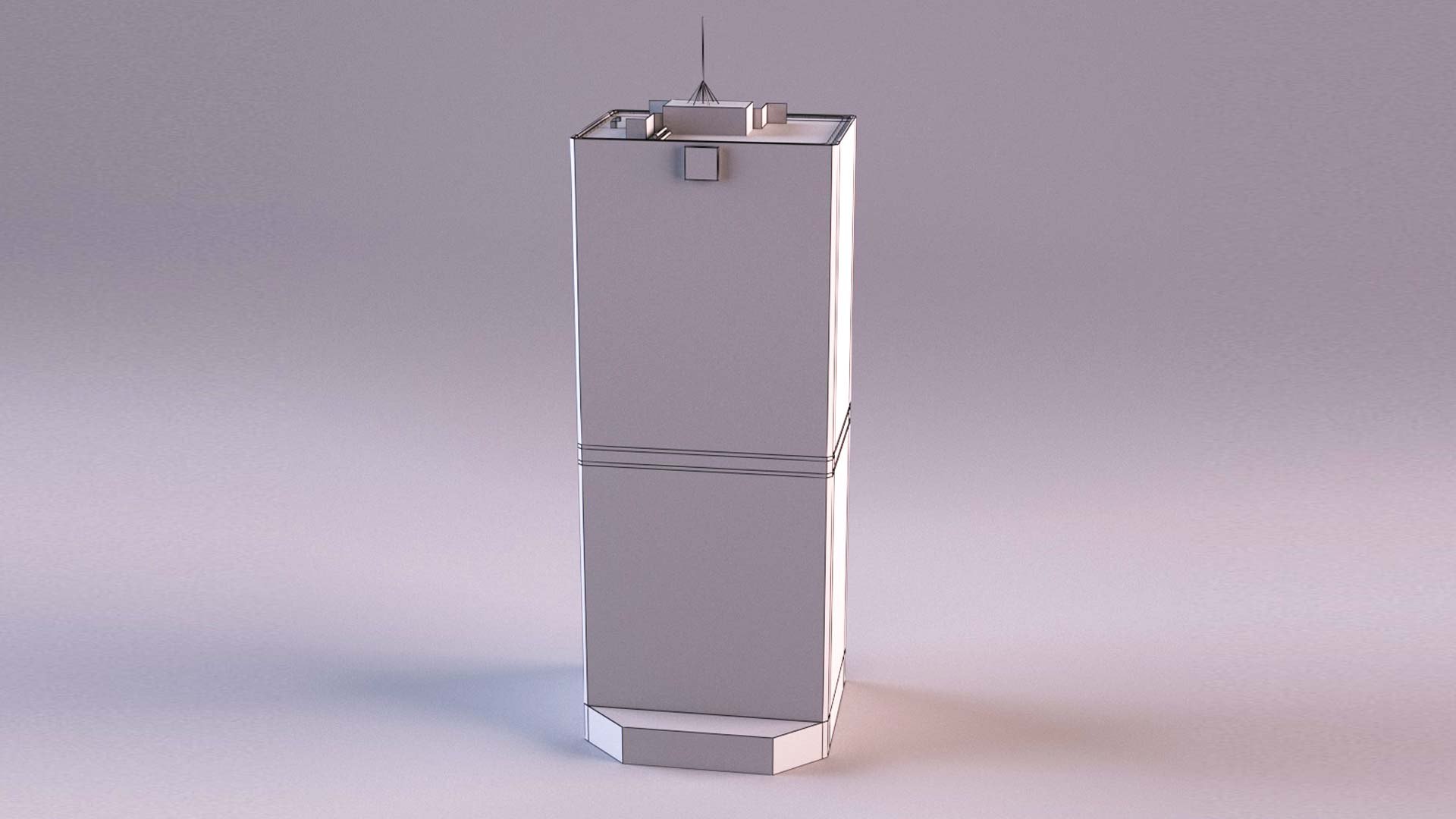 3D TD Tower Vancouver - Ultra-Low-Poly 3D Model Model - TurboSquid 2411186