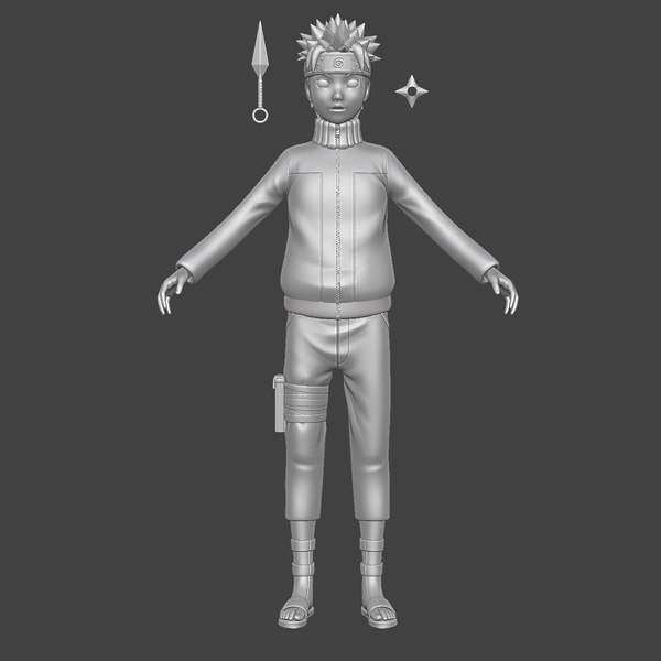 3d naruto shippuden model