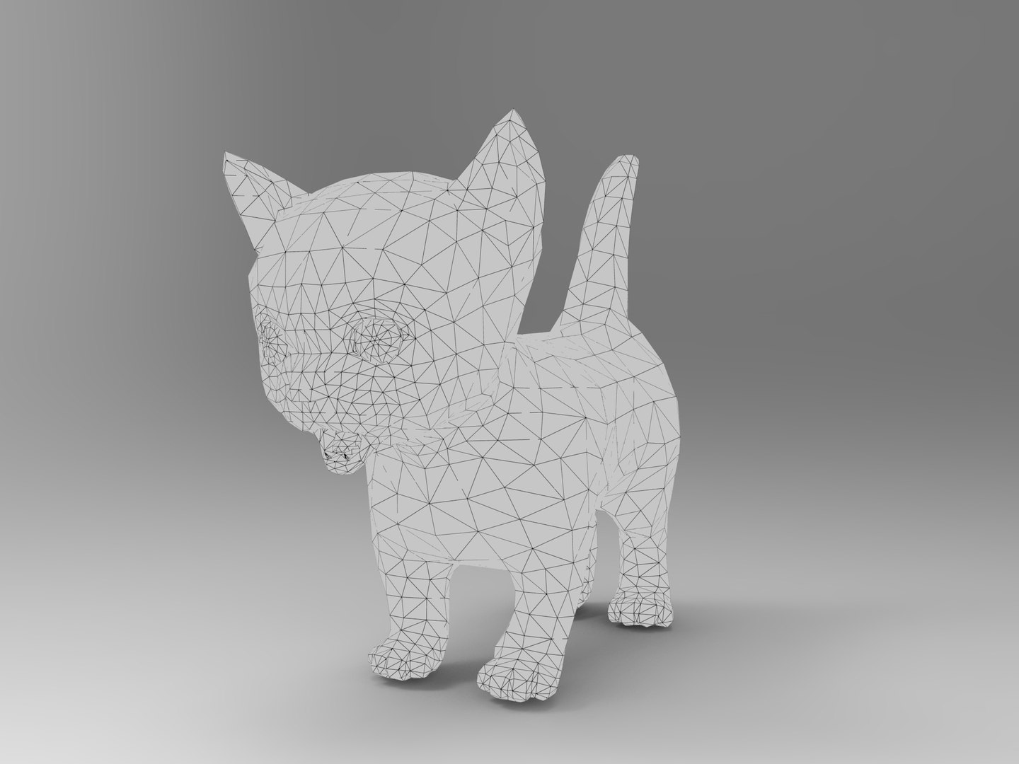 Cute Cat 3D Model - TurboSquid 1220893