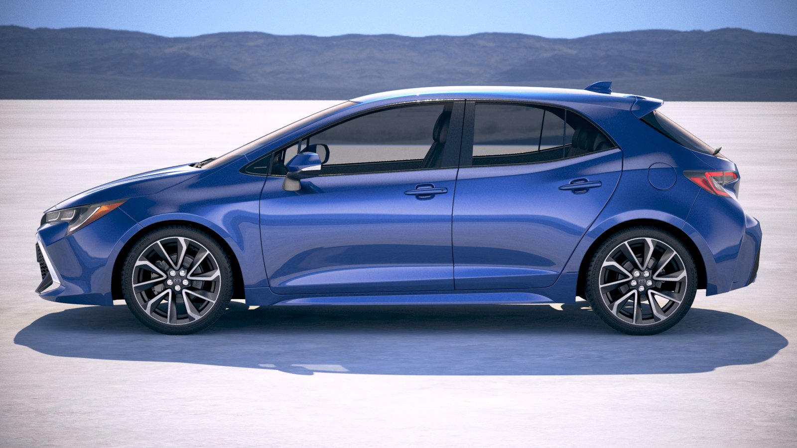 Toyota corolla hatchback 3D model - TurboSquid 1284455