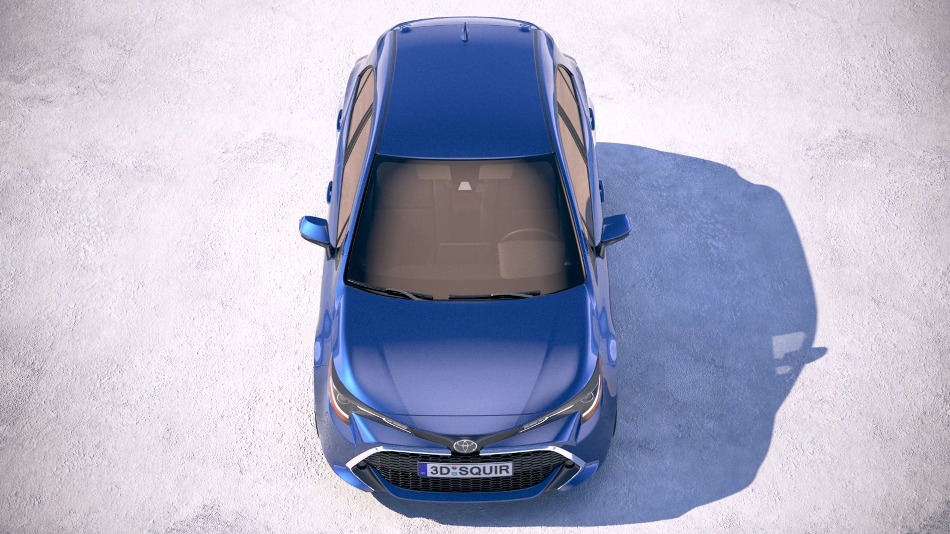 Toyota Corolla Hatchback 3D Model - TurboSquid 1284455