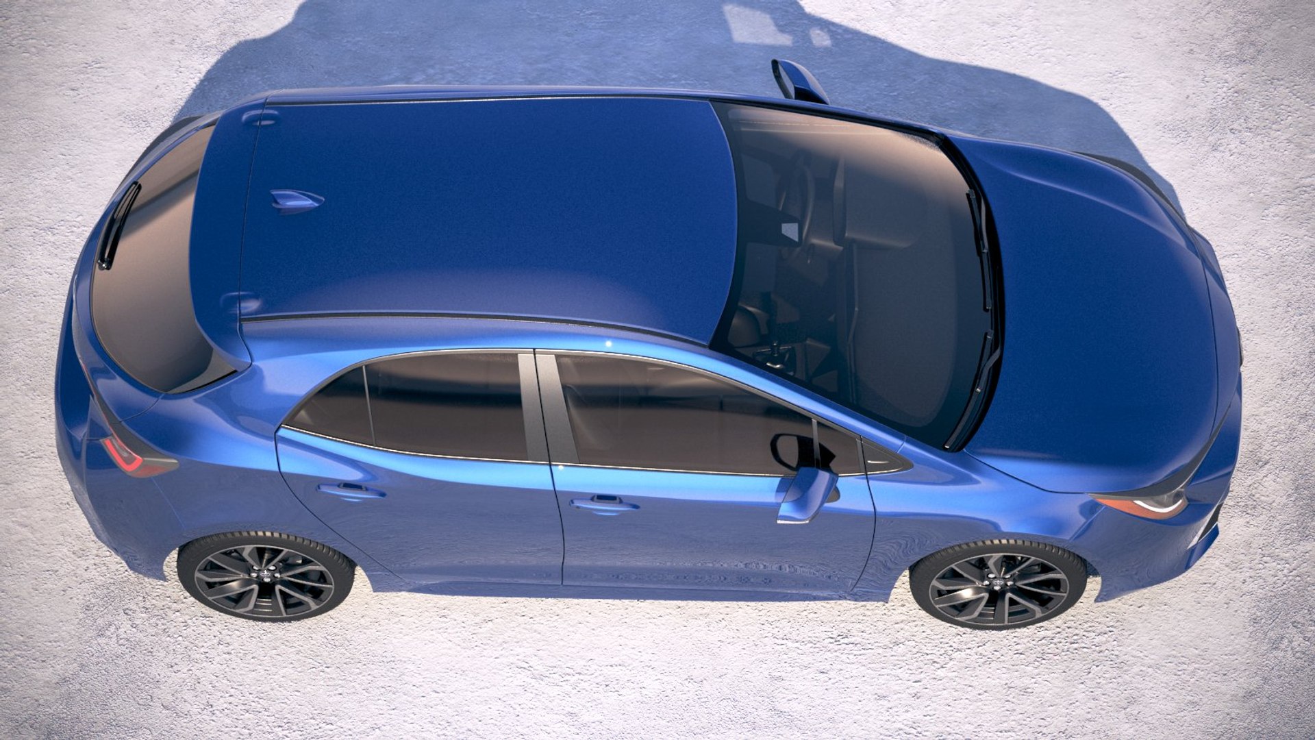 Toyota Corolla Hatchback 3D Model - TurboSquid 1284455