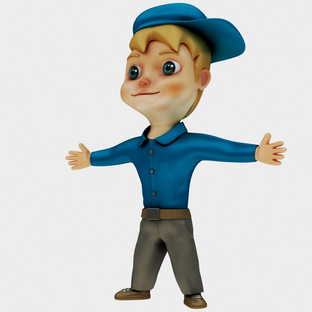3D Male Man Child Model - TurboSquid 1294822