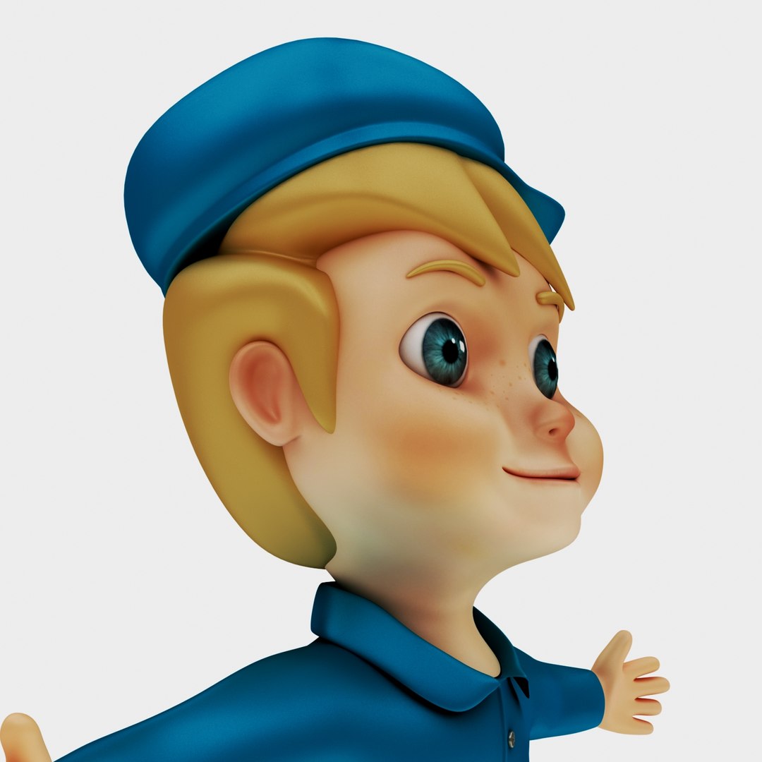 3D Male Man Child Model - TurboSquid 1294822