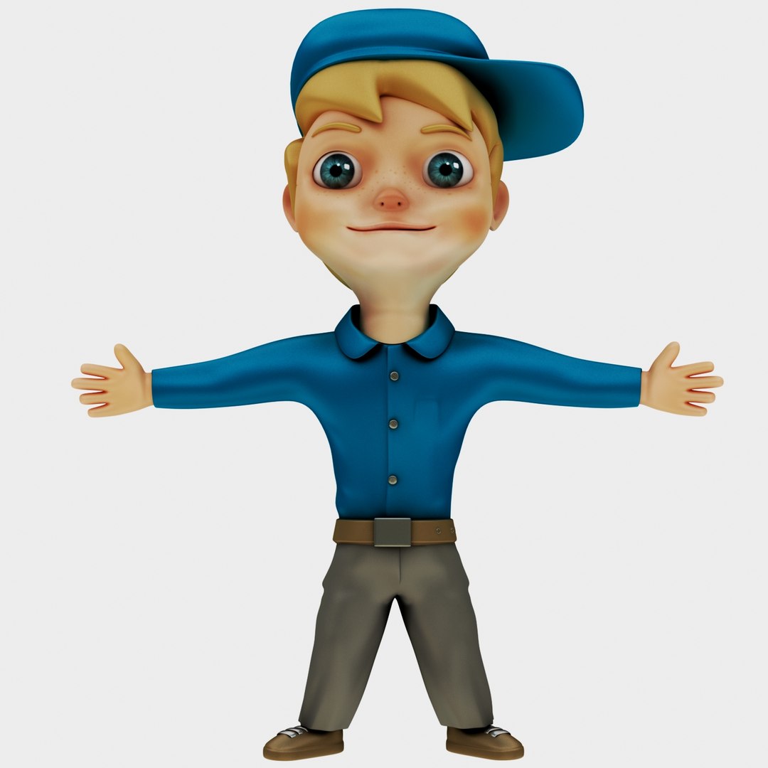 3D Male Man Child Model - TurboSquid 1294822